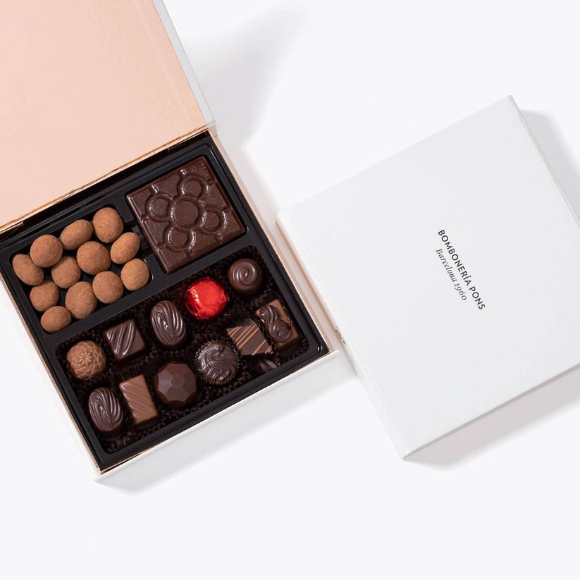 Caja Bombones Combinados Sin Azúcar 250g | Bombonería Pons
