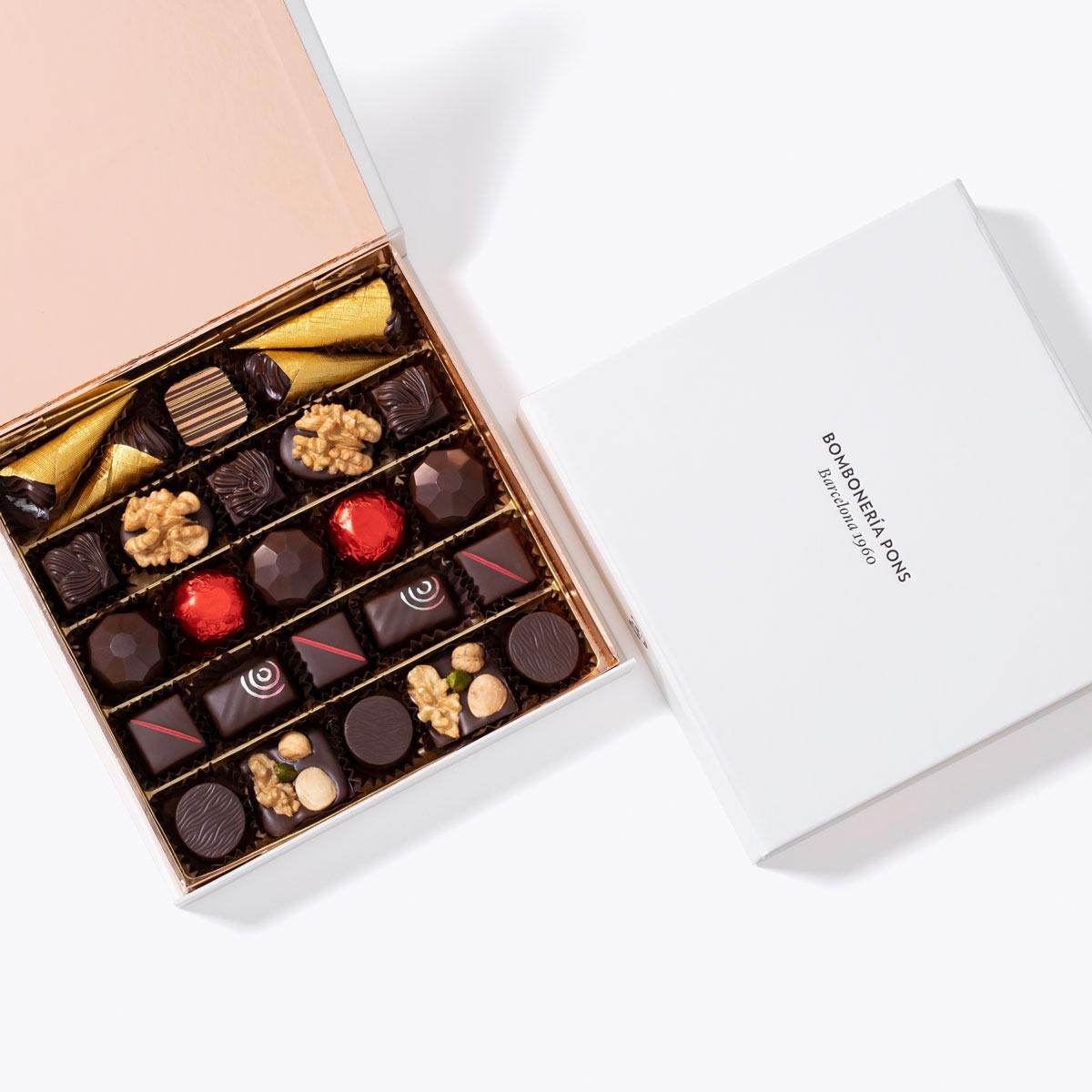 Black dark chocolate bonbons - Box 300g – Bombonería Pons